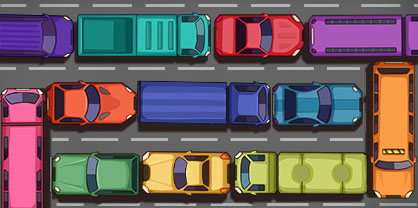 Congested Parking Lot